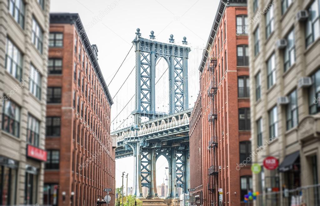 Manhattan bridge view — Stock Photo © oneinchpunch #87041044