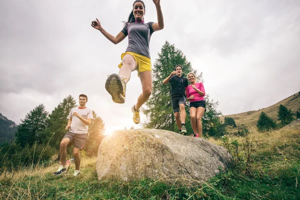 Hikers on excursion - Stock Image - Everypixel