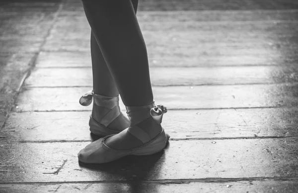 Sore and battered ballet dancer's feet — Stock Photo © ftlaudgirl #30675107