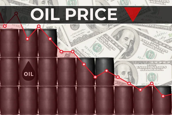 Oil price drop chart Stock Photos, Royalty Free Oil price drop chart Images | Depositphotos