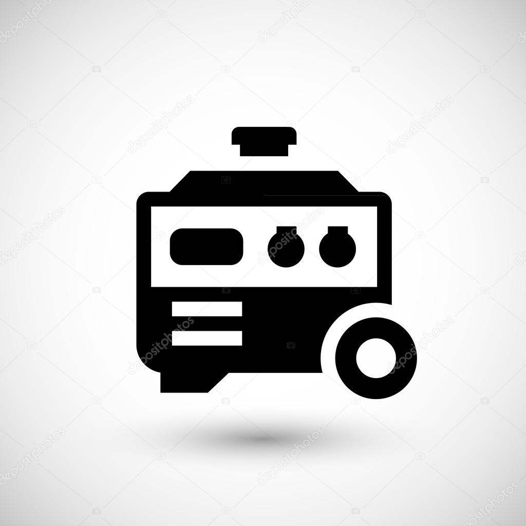 Electric generator icon Stock Vector Image by ©motorama #106387252