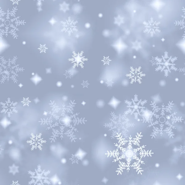 Seamless snowflake texture, winter background — Stock Photo © ver0nicka ...