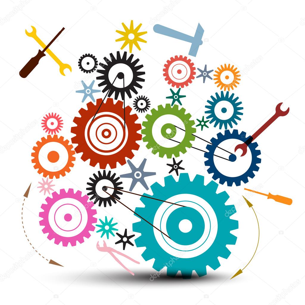 COG - engranaje ilustración - Vector engranajes - engranajes y ...