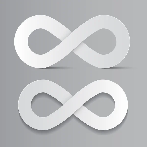 Vector paper infinity symbol Stock Vector Image by ©mejn #34992995