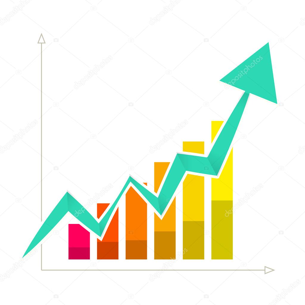 Vector gráfico de flecha ascendente vector, gráfico vectorial © mejn ...