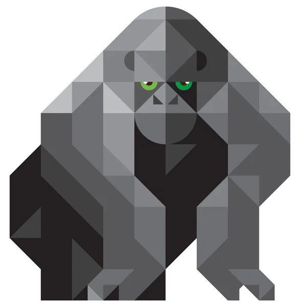 Silverback Gorilla Vector