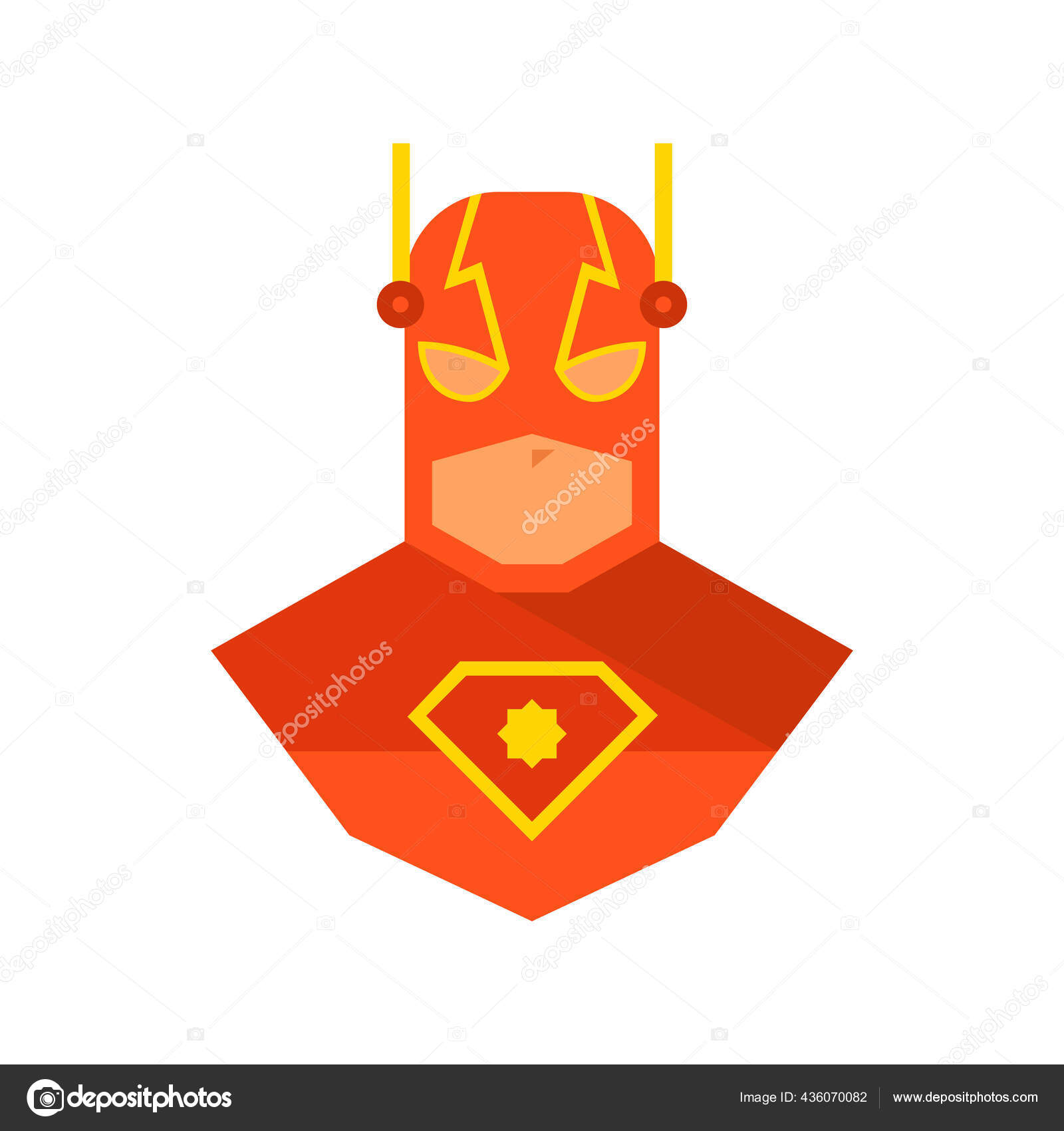 Superhelden Logo Vorlage