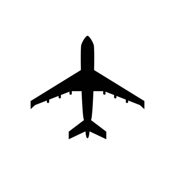 Airplane Icon White Background Vector Illustration White Isolated ...