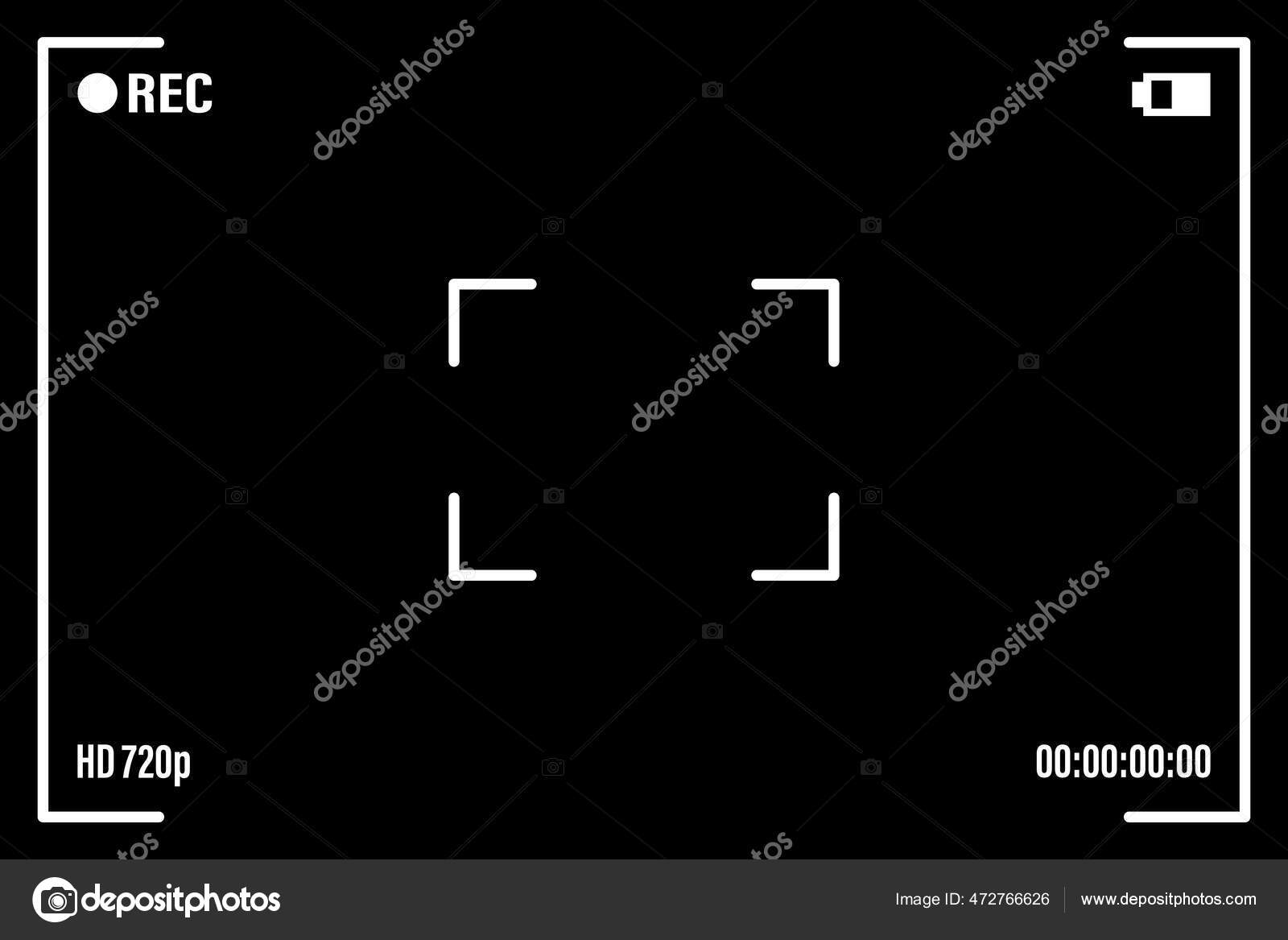 Camera Focusing Screen Illustration Camera Screen Photoshop — Stock ...