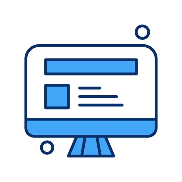 Vector Lcd Monitor Icon Digital Image Stock Vector by ©Vectorvalley ...