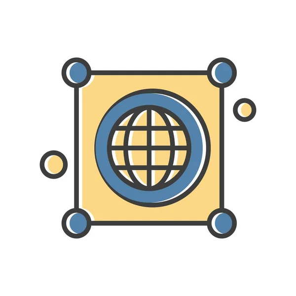 Vector Map Ico Vector Illustration Stock Vector by ©Vectorvalley 427164056