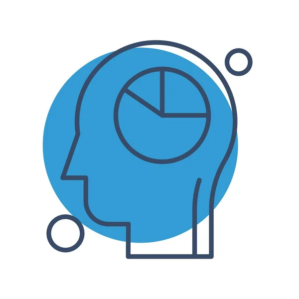 Pie chart brain Vector Art Stock Images | Depositphotos