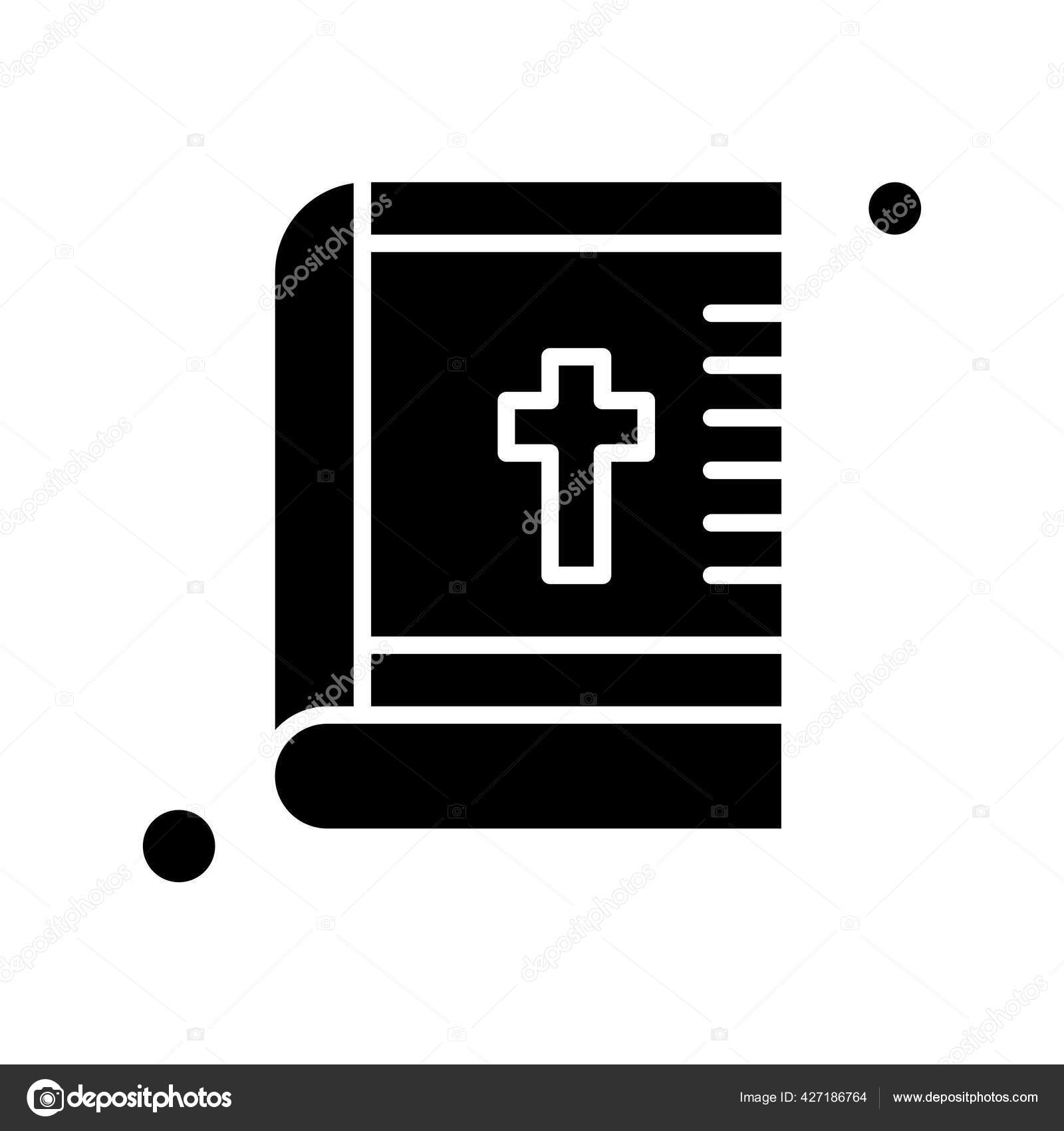 Vector Bible Icon Simple Web Illustration Stock Vector by ©Vectorvalley ...