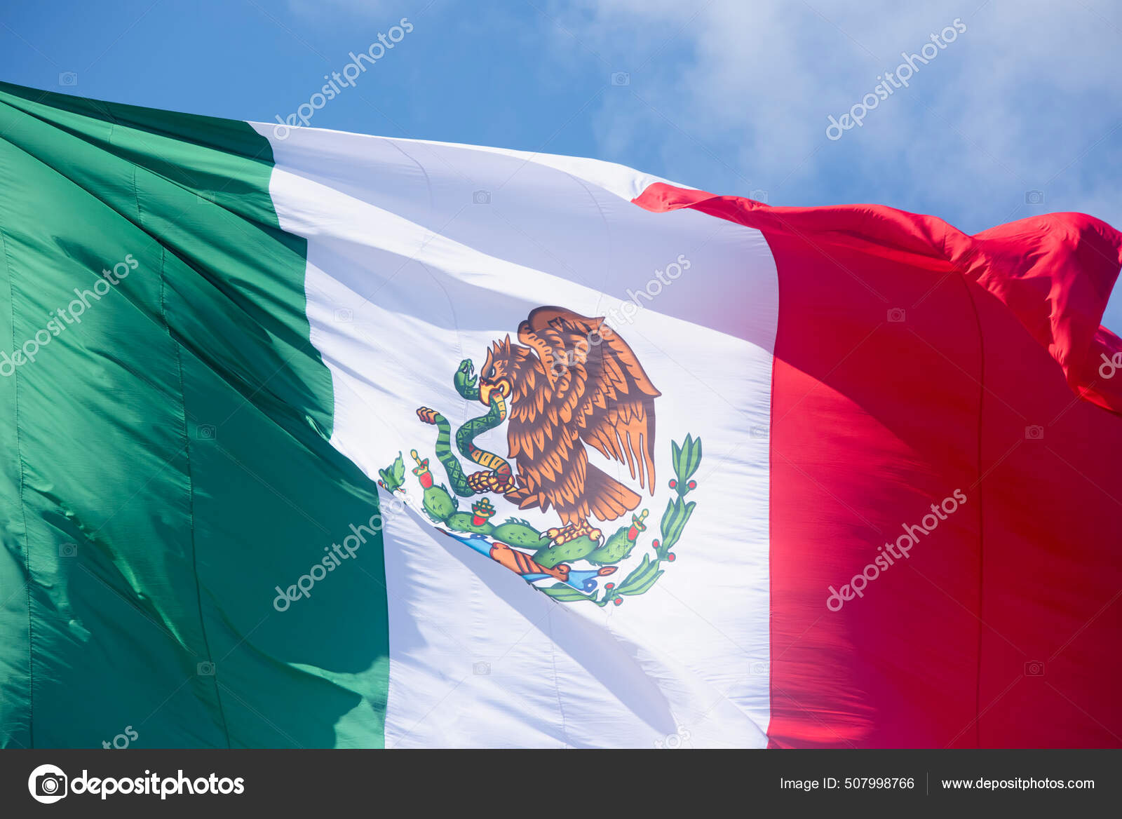 Mexican Flag Emblem