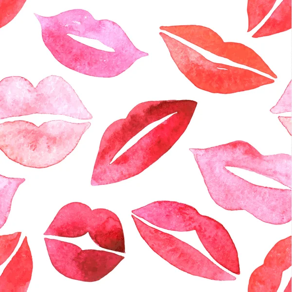 Watercolor lips Vector Art Stock Images | Depositphotos