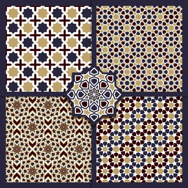 Colorful Islamic patterns Stock Vector Image by ©morrmota #11101328