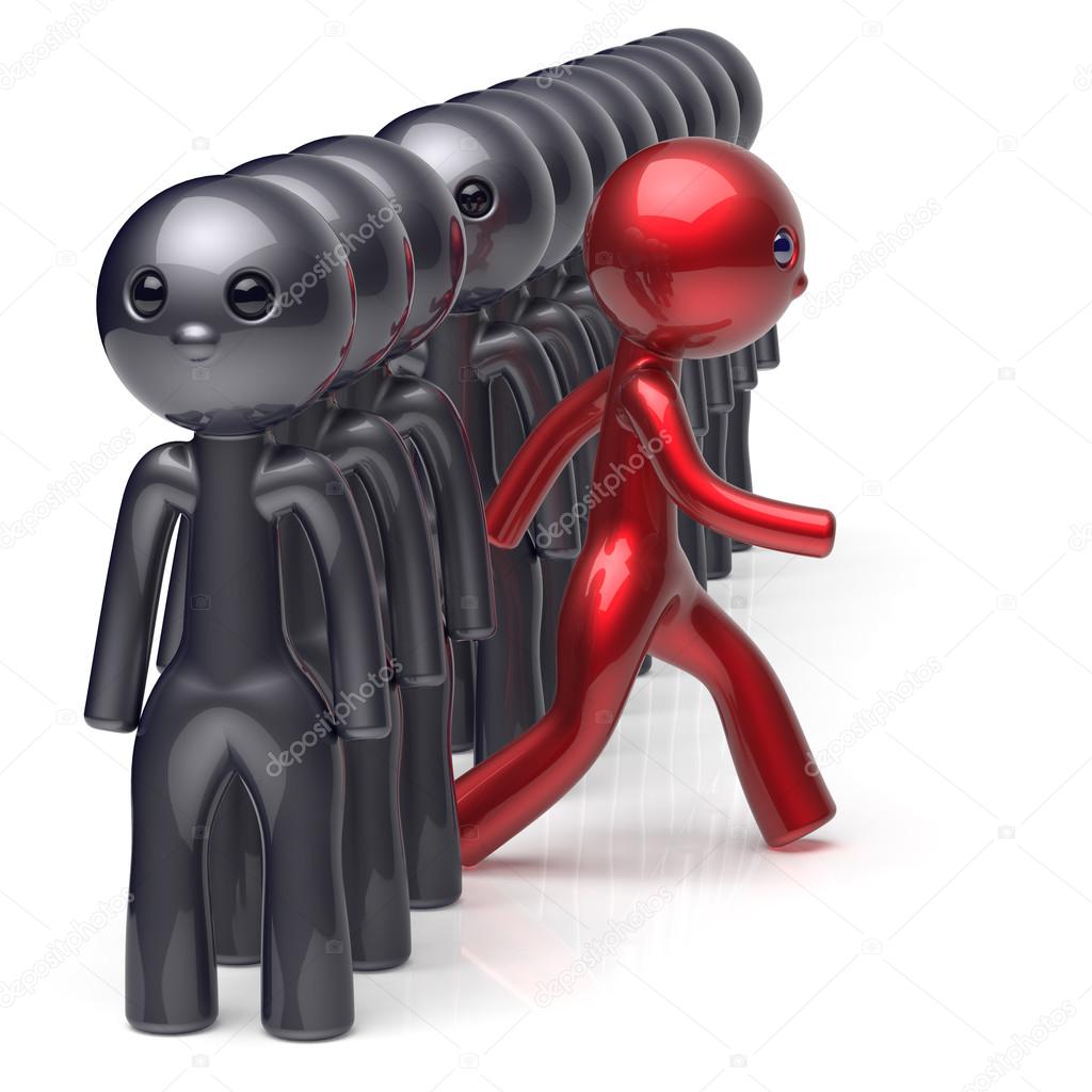Different people character stand out from the crowd hr Stock Photo by ... Different people character stand out from the crowd hr Stock Photo by ...