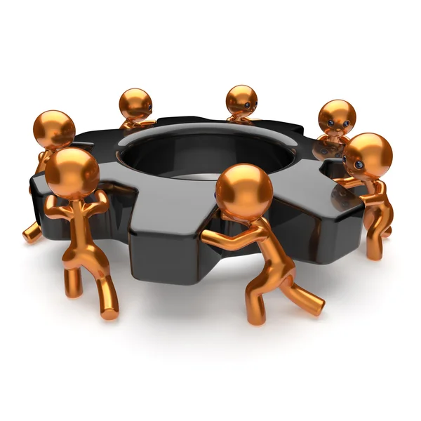 Team work cooperation business process efficiency teamwork concept ...