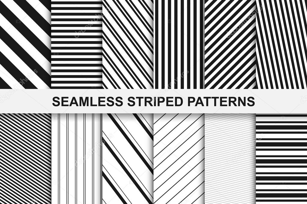 Striped seamless patterns collection Stock Vector by ©Sheunw 119661966 Striped seamless patterns collection Stock Vector by ©Sheunw 119661966