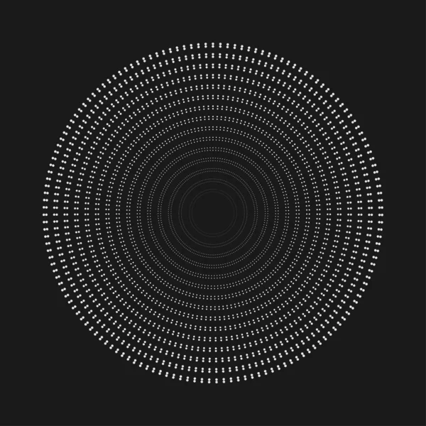 Abstract dot shape, vector design element — Stock Vector © Sheunw #57105635