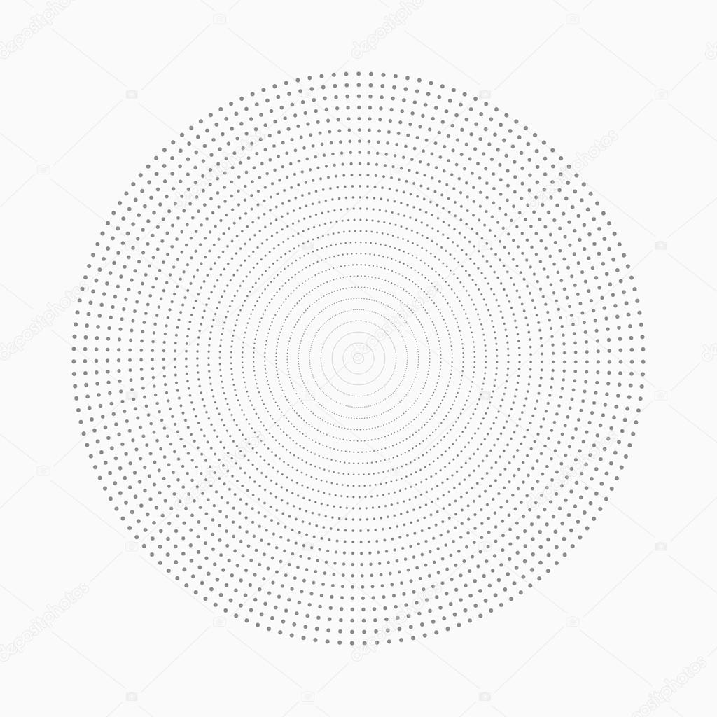 Abstract dot shape, vector design element — Stock Vector © Sheunw #57105635