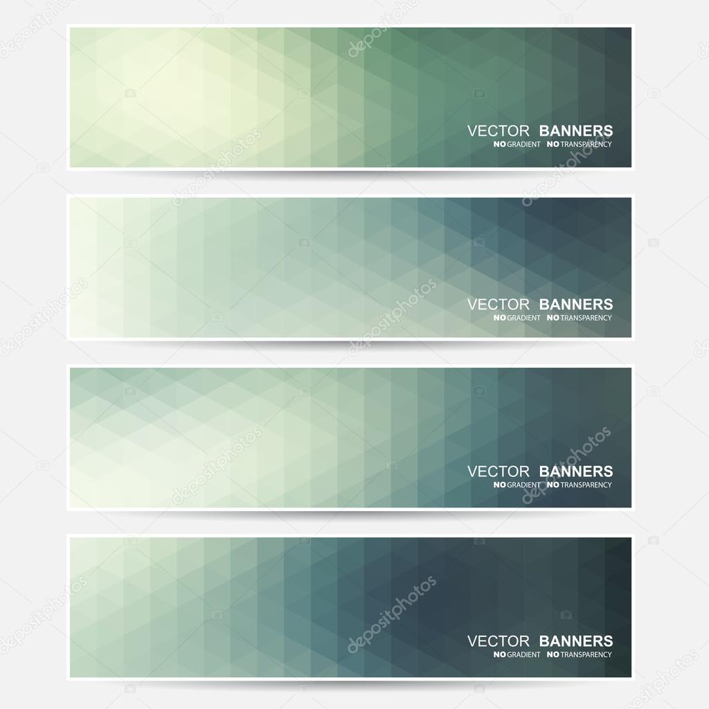 Banners set in green color. Stock Vector Image by ©Sheunw #83769228