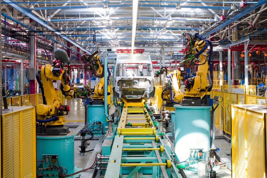 Modern Ford Assembly Line