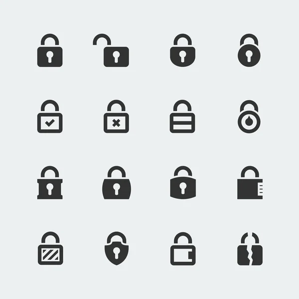 Lock icons set Stock Vector Image by ©alvaroc #27577473