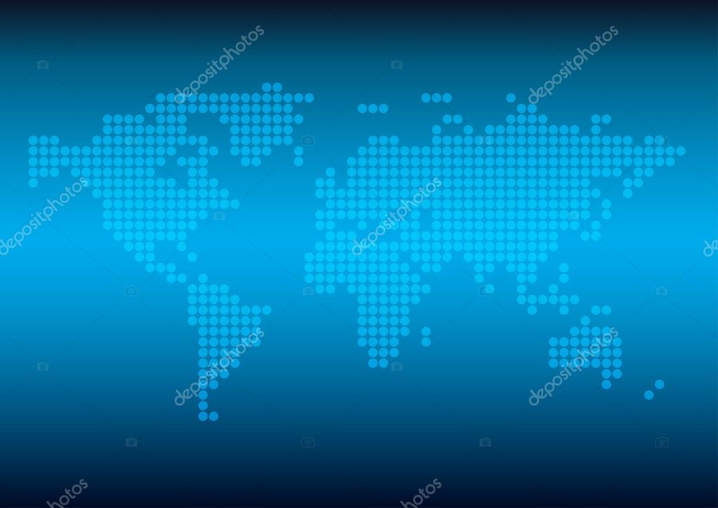 Background with abstract map - blue — Stock Photo © olena-design #109283910