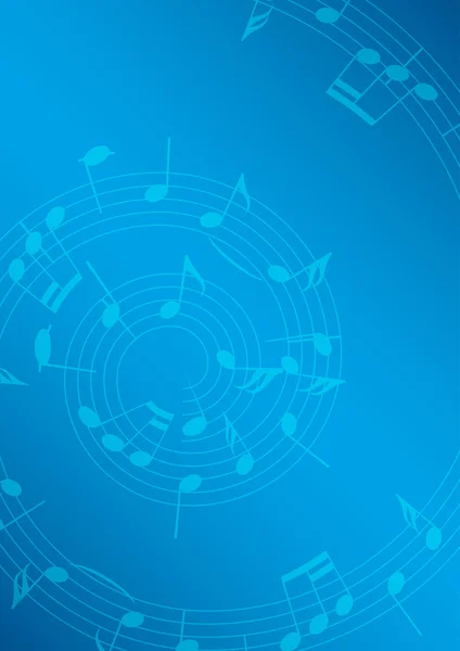Light blue music background with gradient - vector Stock Vector by ...
