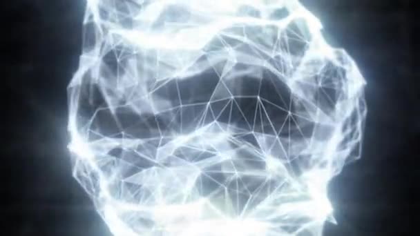 Digital Connected Network Graph Sci-Fi Holographic Projection Matrix ...