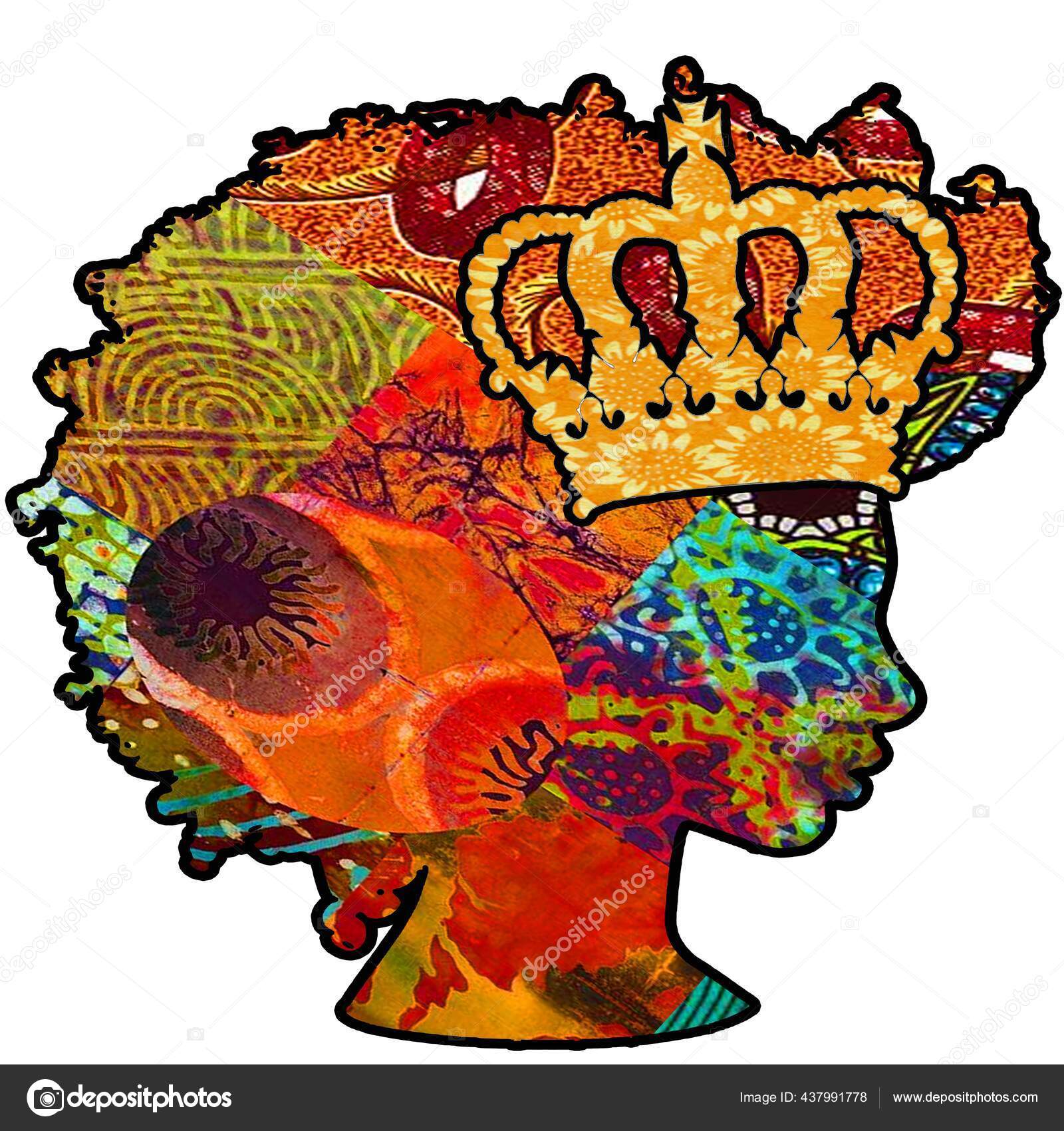 African Queen Design Made African Fabric Great Feminist Black History ...