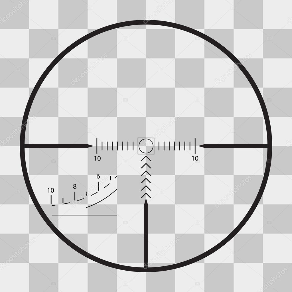 Vector sniper black finder target illustration Stock Vector Image by ...
