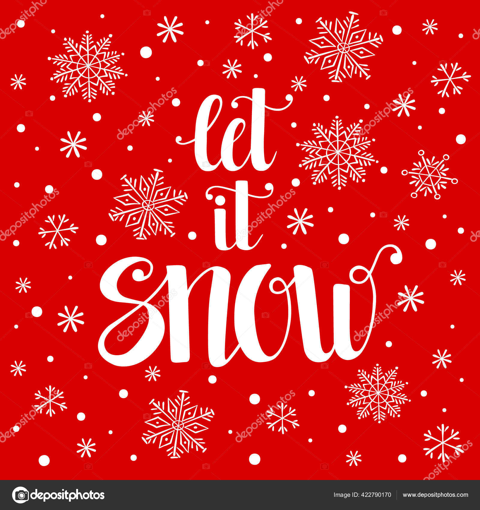 Let It Snow Printable Sign