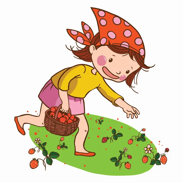 127 Strawberry picking Vector Images | Depositphotos