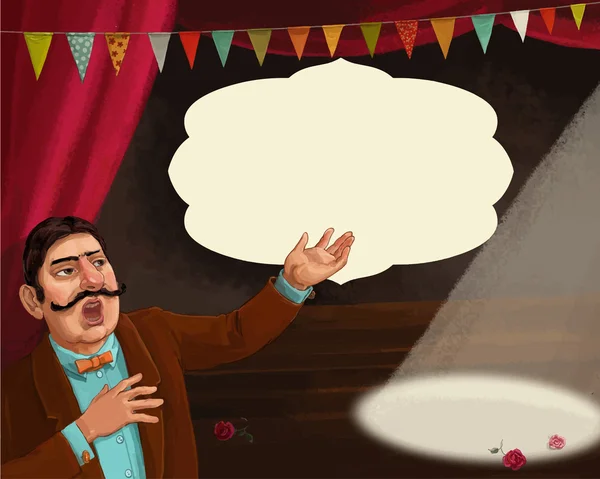 ᐈ Emcee cartoon stock vectors, Royalty Free emcee illustrations ...