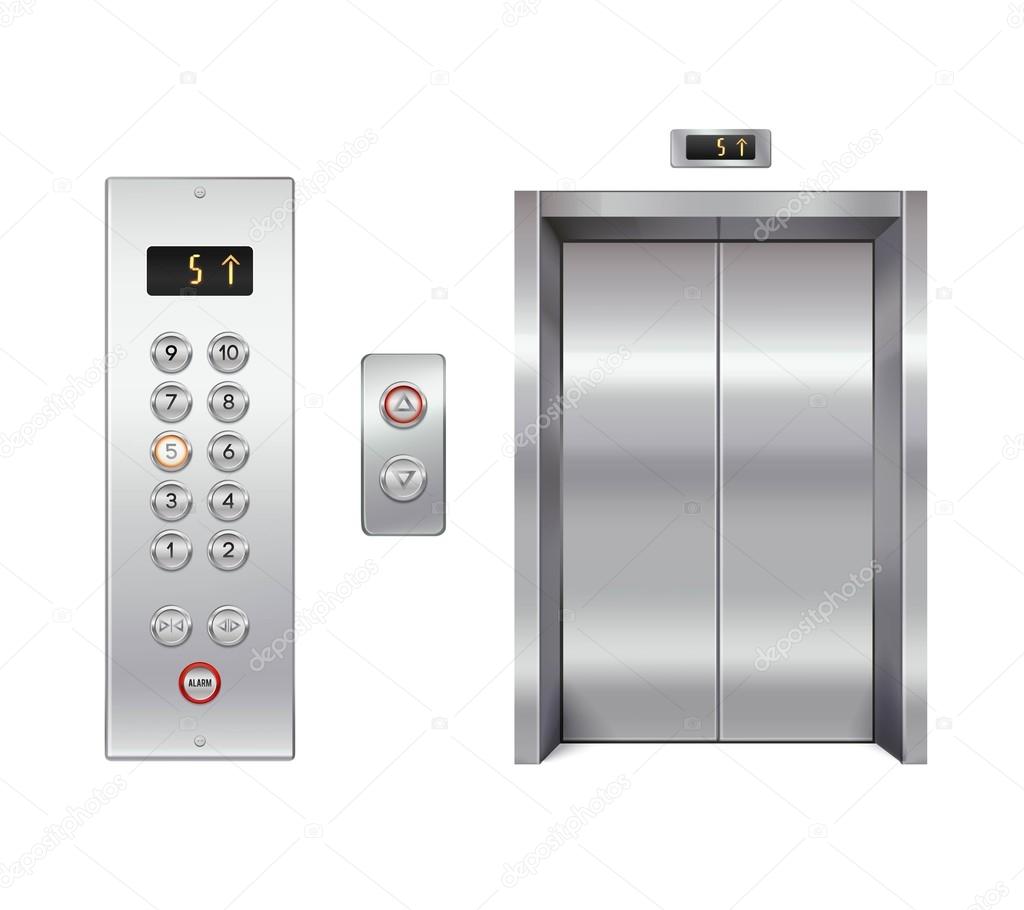 Elevator design set Stock Vector Image by ©macrovector #100913766