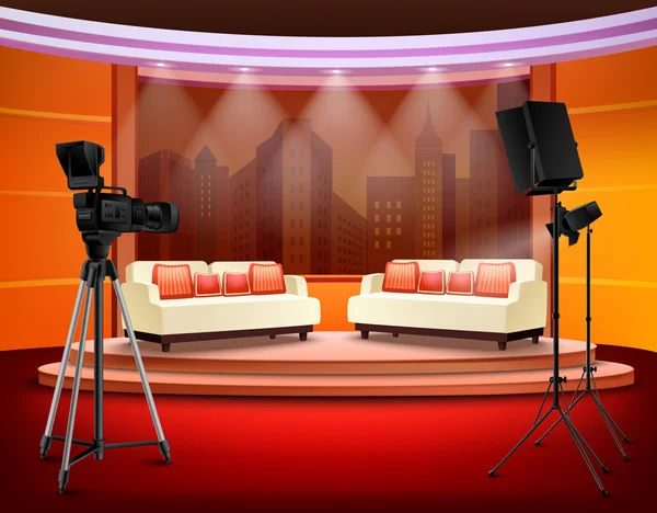 52 Talk show room Vector Images | Depositphotos