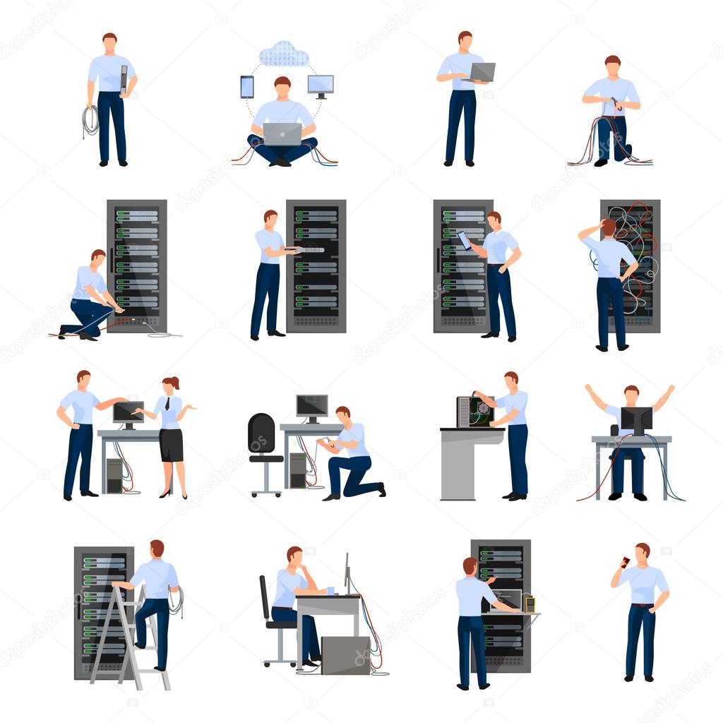 システム管理者アイコンセット Stock Vector by ©macrovector 114469386 システム管理者アイコンセット Stock Vector by ©macrovector 114469386
