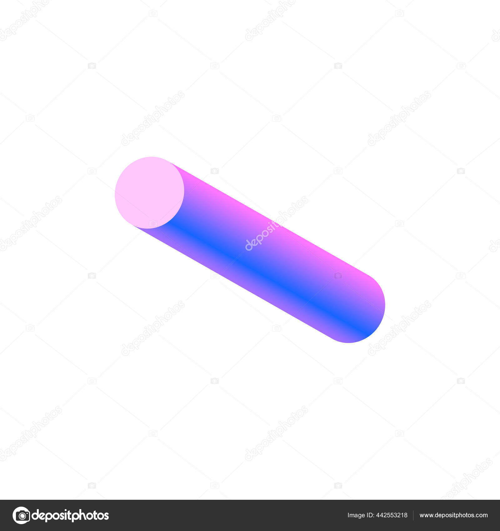 Gradient Shape Icon Stock Vector by ©macrovector 442553218