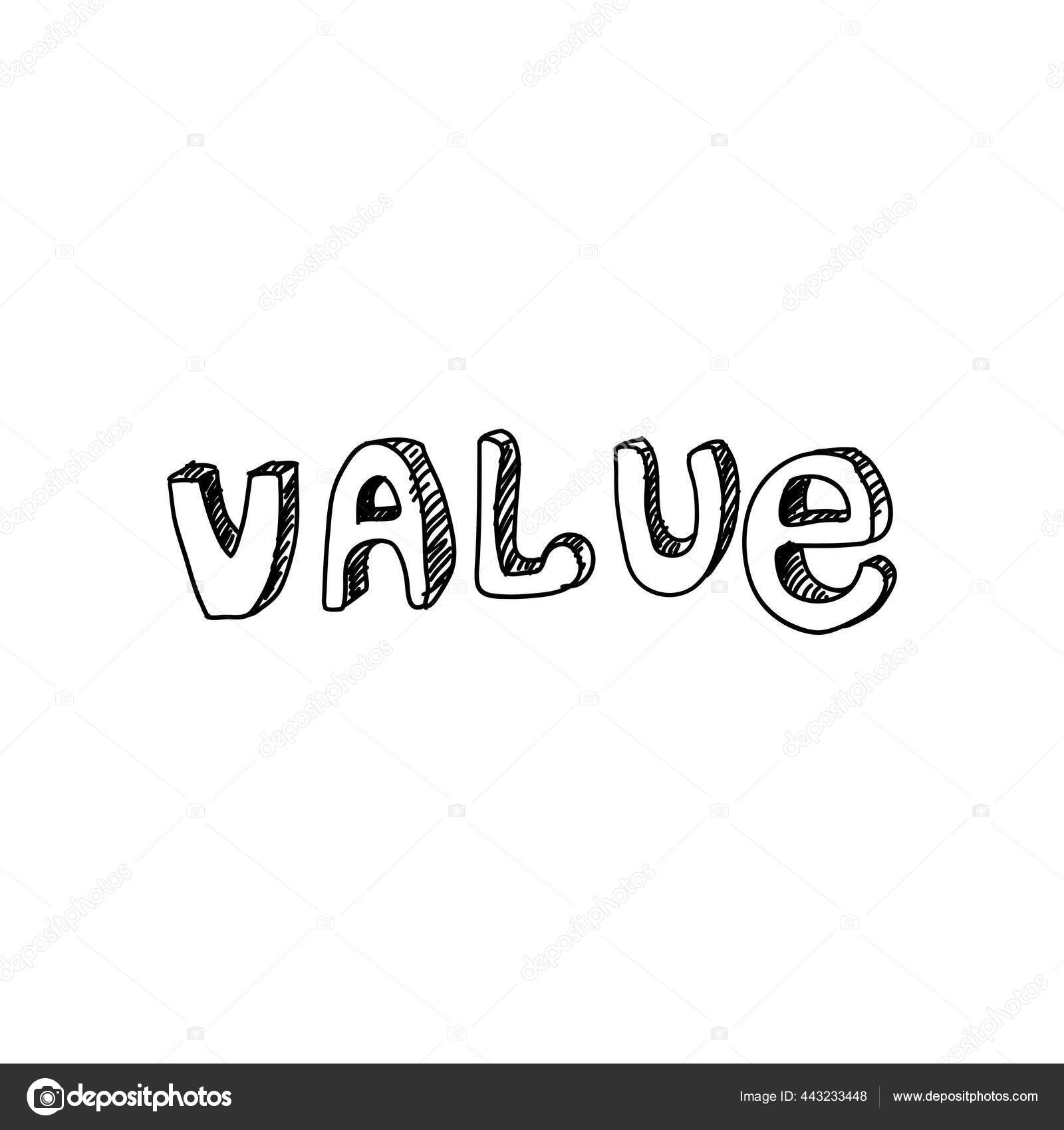 Doodle Value Illustration Stock Vector by ©macrovector 443233448