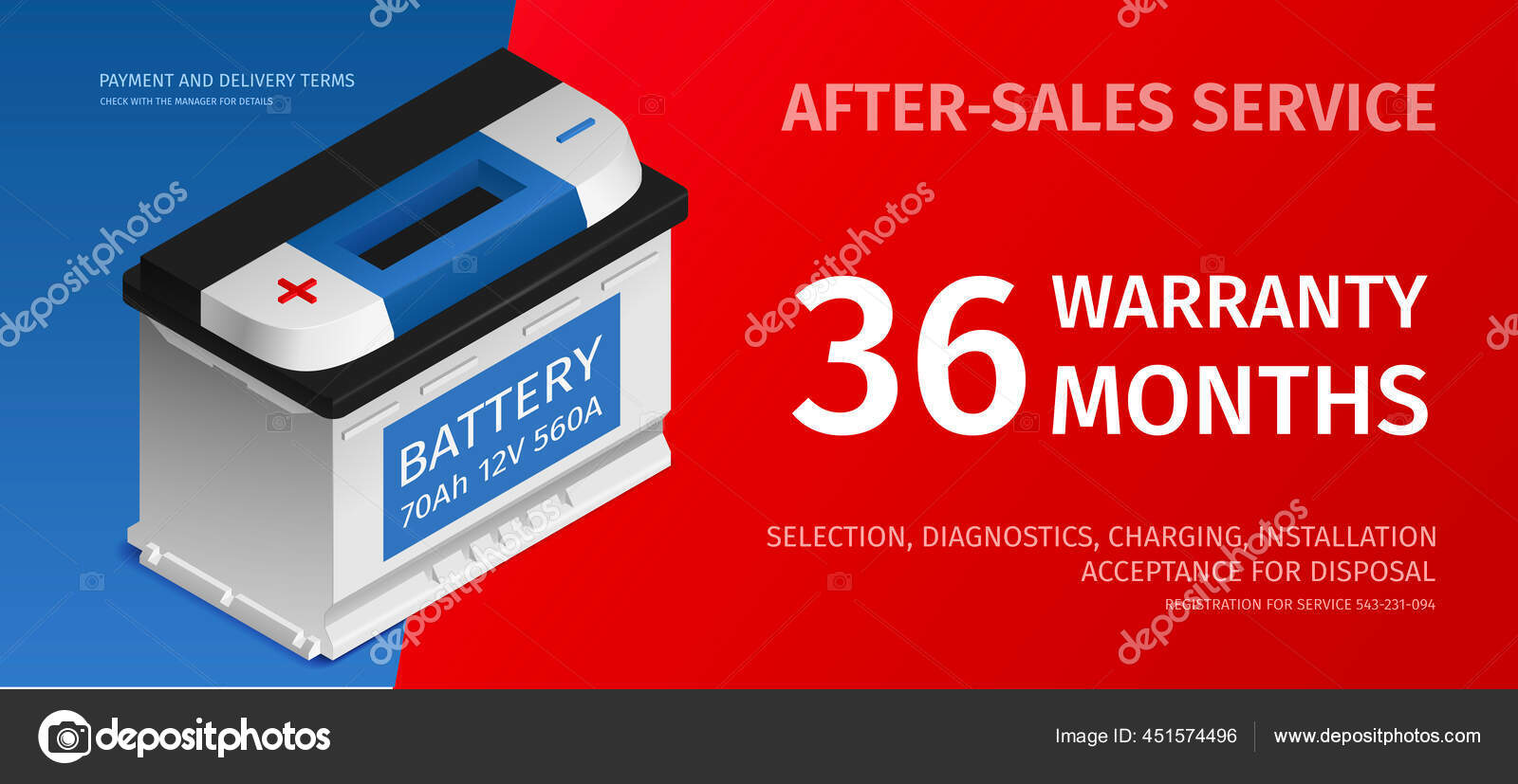 Car Battery Auto Service Poster Stock Vector by ©macrovector 451574496