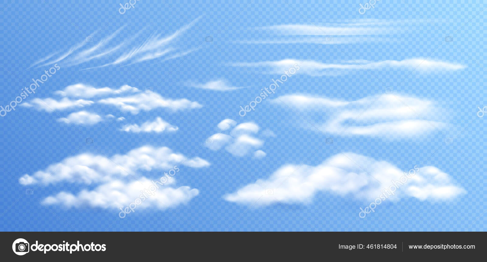 Realistic Sky Clouds Collection Stock Vector Image by ©macrovector ...