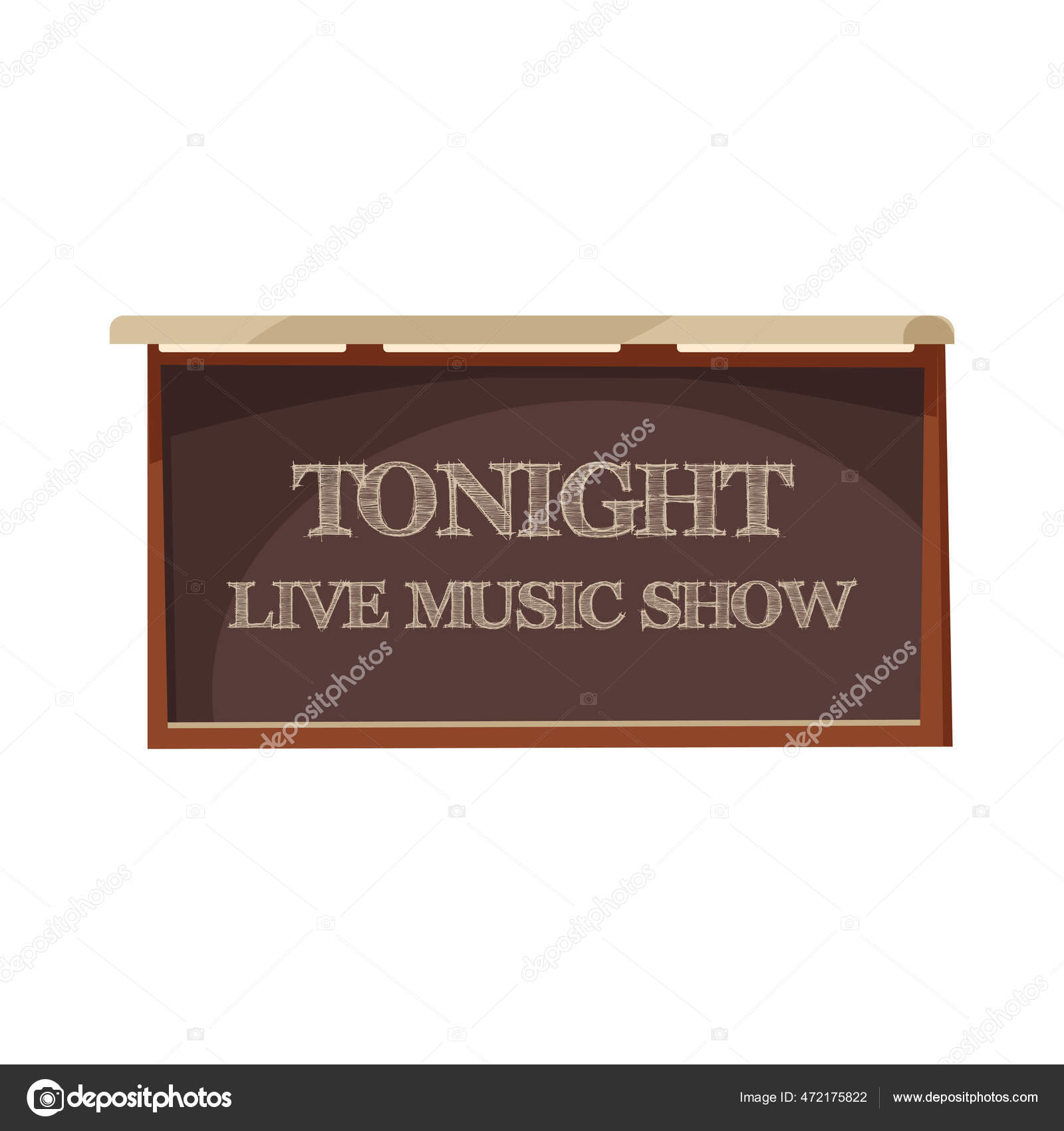 Music Show Sign Stock Vector by ©macrovector 472175822