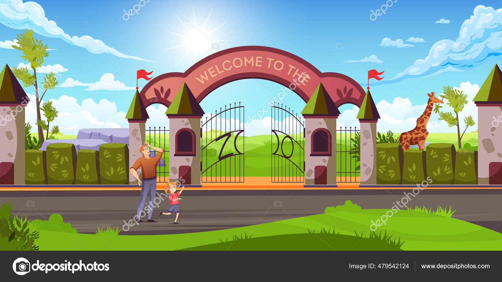Animated Zoo Gates