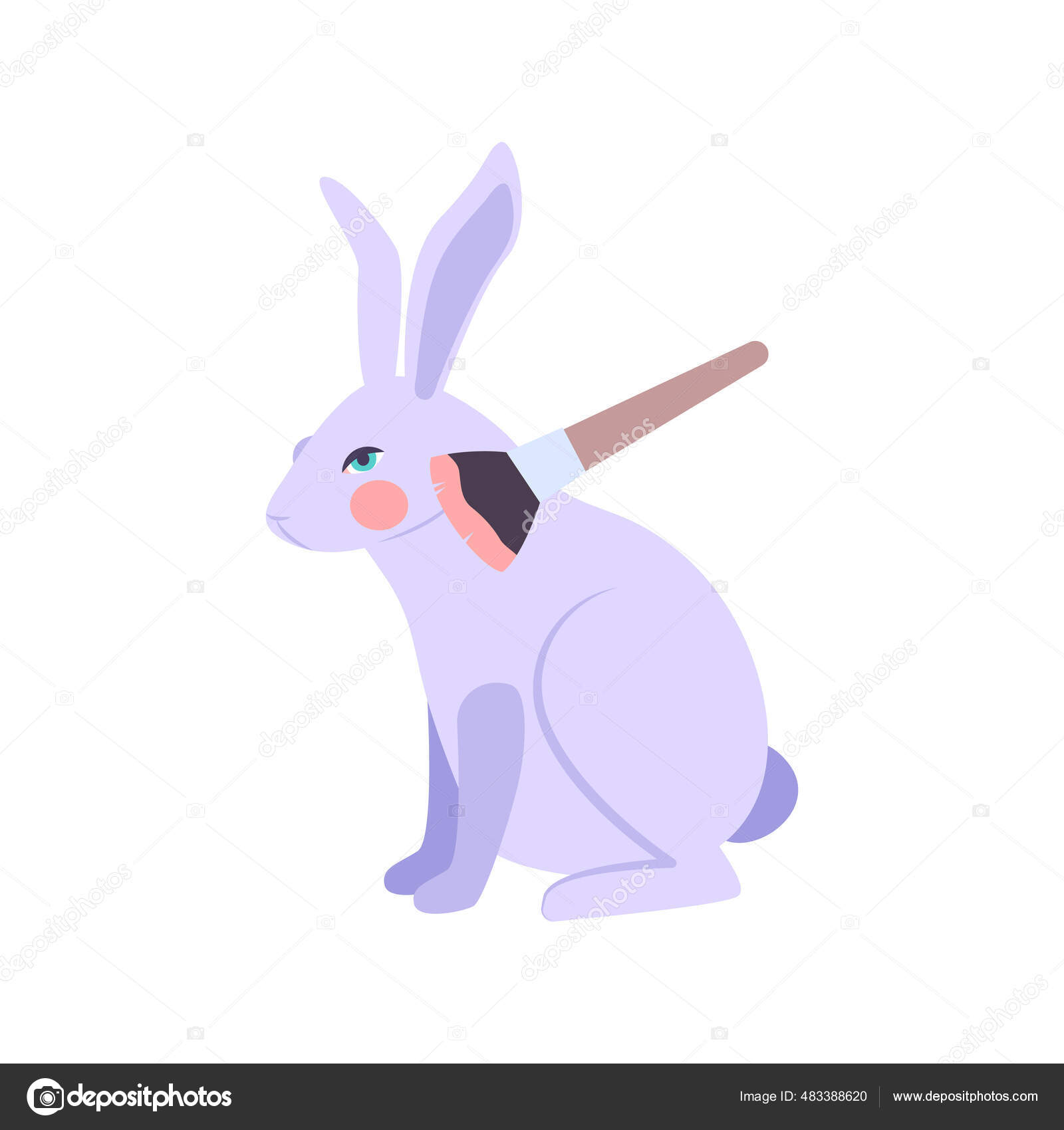 Icono de prueba de animales Vector de stock por ©macrovector 483388620