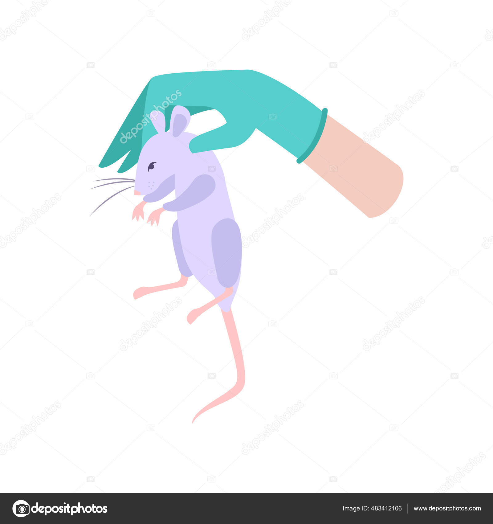 Animal Testing Icon Stock Vector Image by ©macrovector #483412106