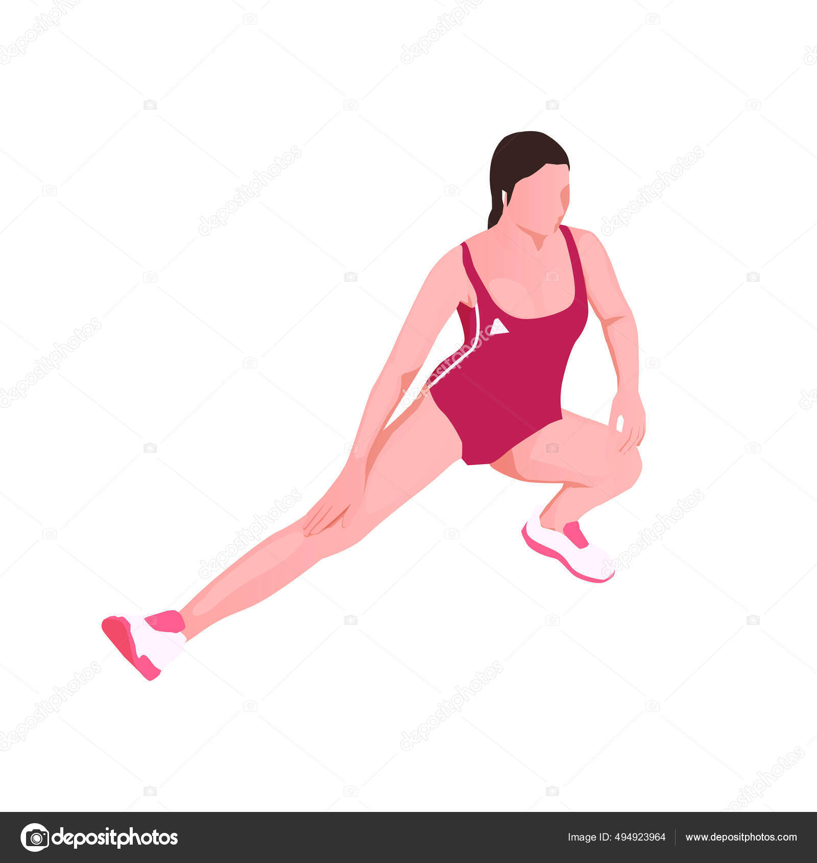 Runner Isometric Icon Stock Vector by ©macrovector 494923964