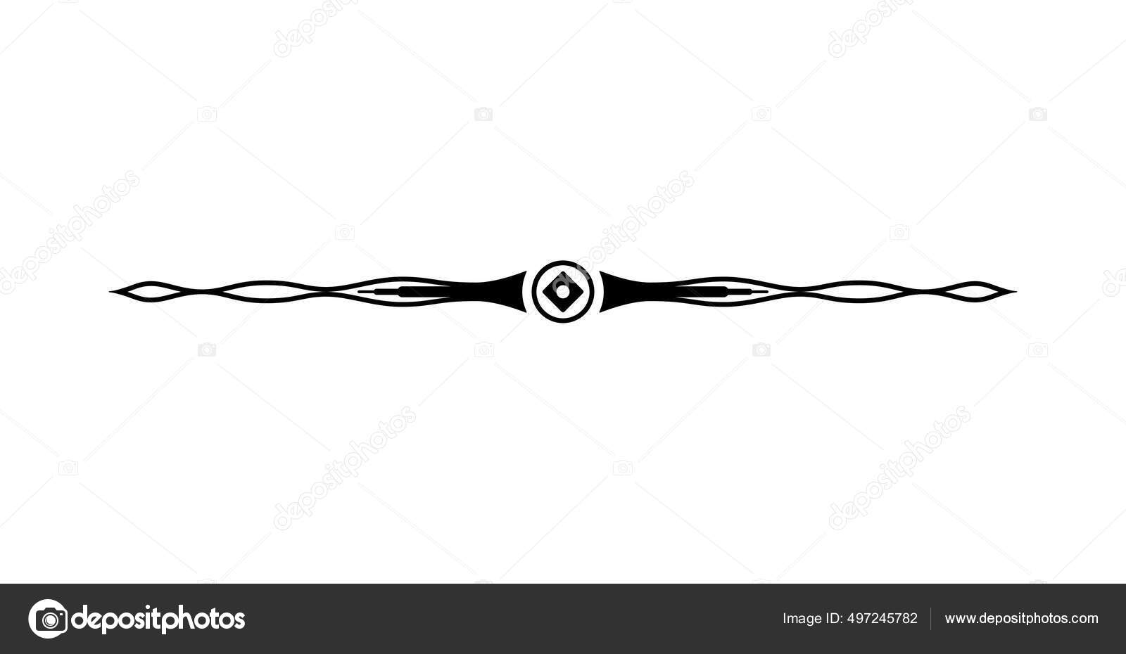 Retro Text Divider Stock Vector Image by ©macrovector #497245782