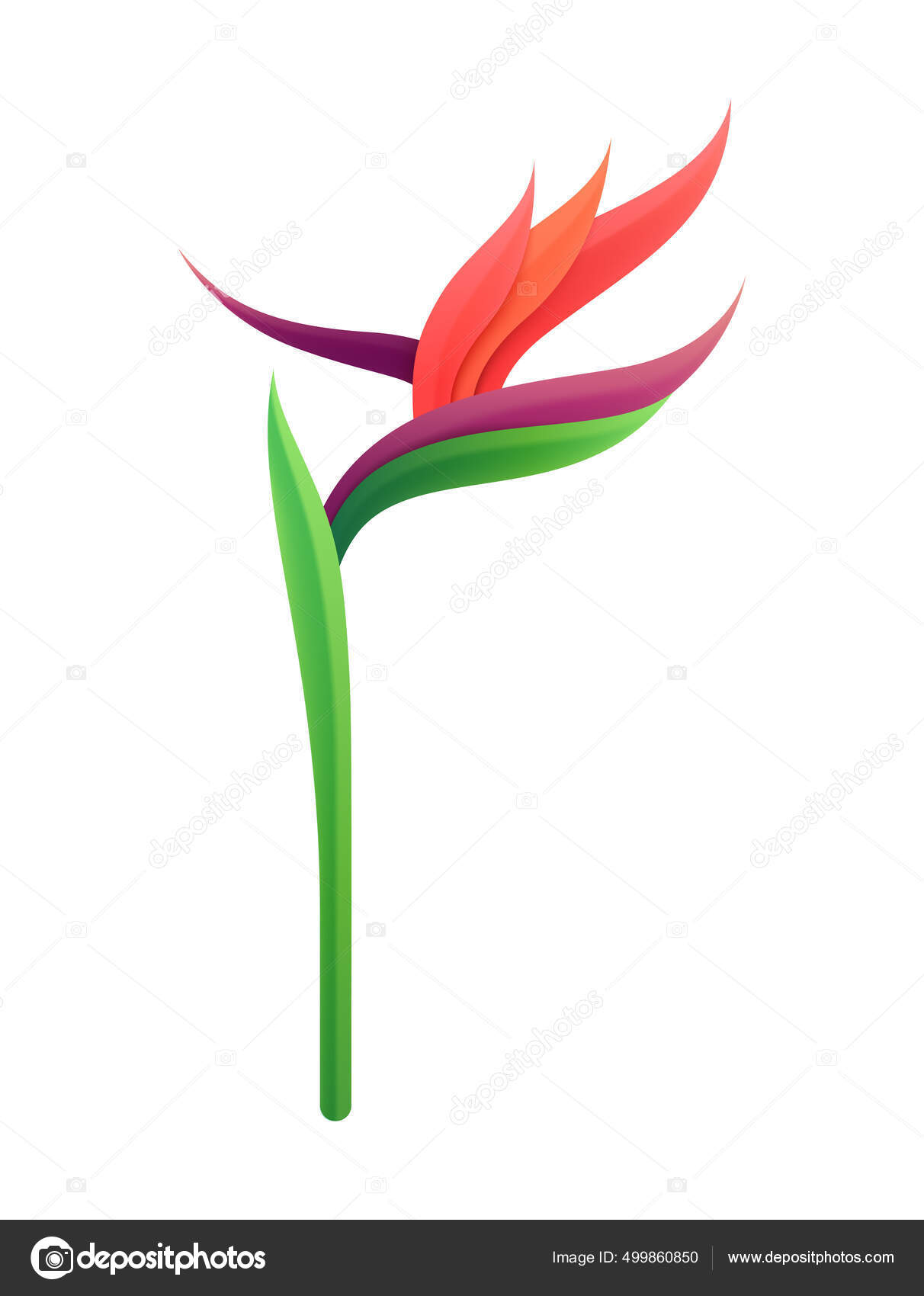 Paper Flower Icon Stock Vector by ©macrovector 499860850